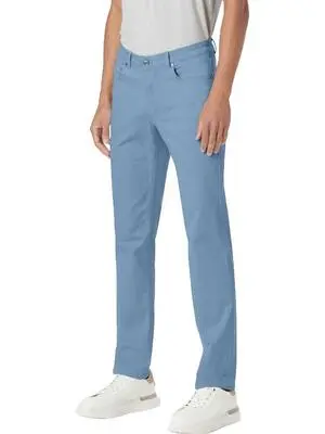 Bugatchi Preston Straight Leg Five Pocket Pants - Air Blue