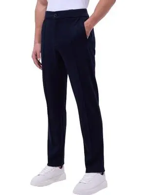 Bugatchi Soft Touch Pintuck Pants - Navy