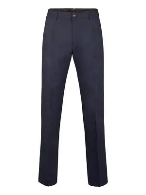 MOORER Pleated Trousers - Blue
