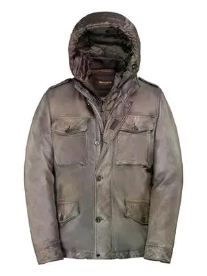 MOORER Isac Jacket - Brown
