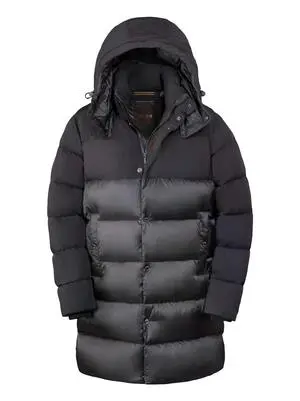 MOORER Yuran-shk Padded Coat - Black