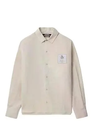 Jacquemus Patch-detail Shirt - Neutrals
