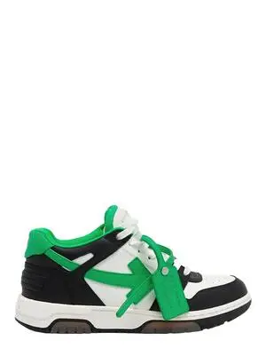 Off-White Off-White Out Of Office Low-Top Sneakers Green/black