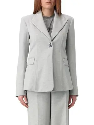 Patrizia Pepe Notched Lapel Jacket - Grey