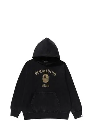 A BATHING APE Overdye Pullover Hoodie - Black