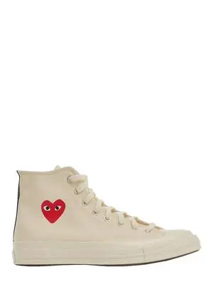 CONVERSE Comme Des Garçons Play X Chuck 70 High - Cream