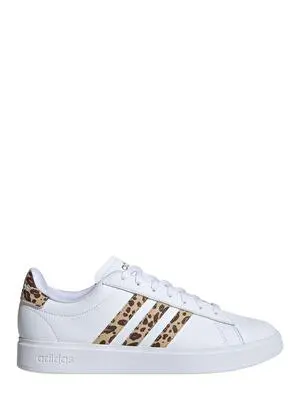 Adidas Grand Court 2.0 Leopard Sneakers - White