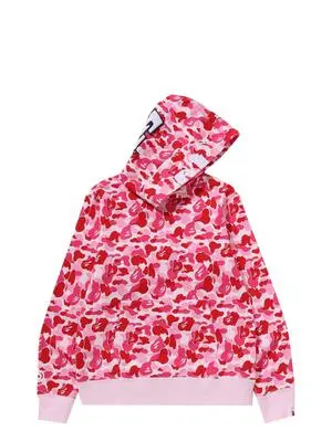 A BATHING APE Abc Camo 2nd Ape Pullover Hoodie - Pink