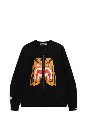 A BATHING APE Tiger Crewneck - Black