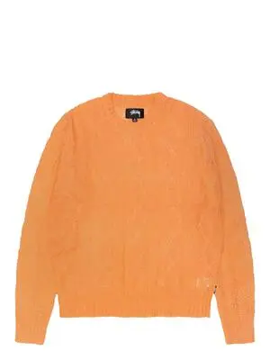 StÜssy Cable Loose Knit Sweater - Orange