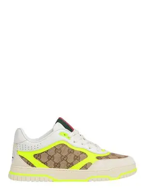 Gucci Re-web Gg Canvas Sneakers - Brown