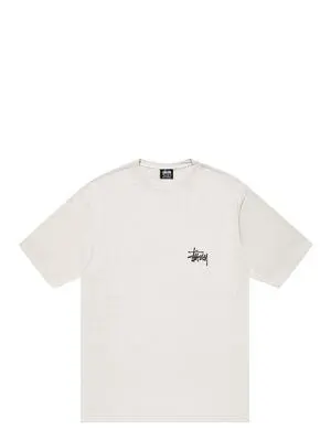 StÜssy Basic Pigment Dyed Logo Tee 'natural - Cream