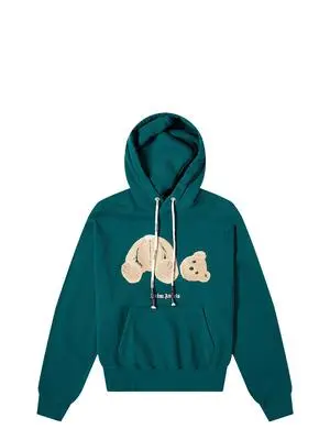 Palm Angels Bear Hooded Sweatshirt - Green