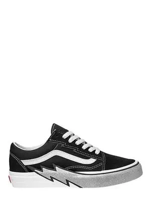 VANS Old Skool Bolt Glitter Sidewall Sneakers - Black