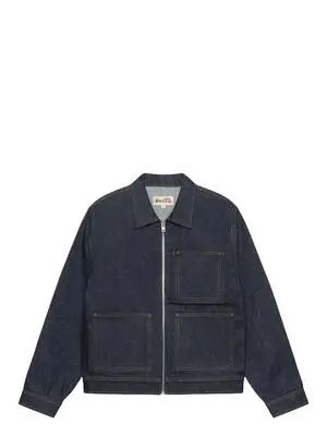 StÜssy Zip Work Jacket - Blue