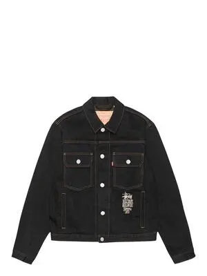 StÜssy X Levi's Trucker Jacket - Black