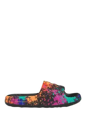 Adidas Adilette 22 Slide Paint Splatter Black