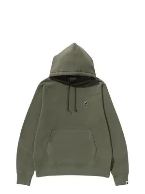 A BATHING APE Ape Head One Point Pullover Hoodie - Green