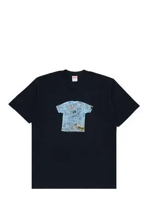 Supreme First Tee 'navy' Blue