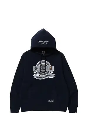 A BATHING APE X Neighborhood Relaxed Fit Pullover Hoodie - Blue
