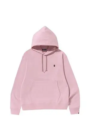 A BATHING APE Ape Head One Point Relaxed Fit Pullover Hoodie - Pink