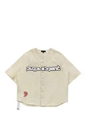PURPLE BRAND Baseball Shirt - White