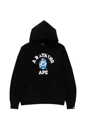 A BATHING APE Abc Camo College Organic Pullover Hoodie - Black