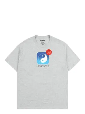 PLEASURES Notify T-Shirt Grey
