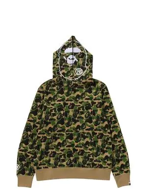 A BATHING APE BAPE ABC Camo 2nd Ape Pullover Hoodie Green