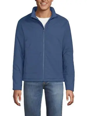 LANDS' END Insulated Packable Jacket - Light Indigo Blue