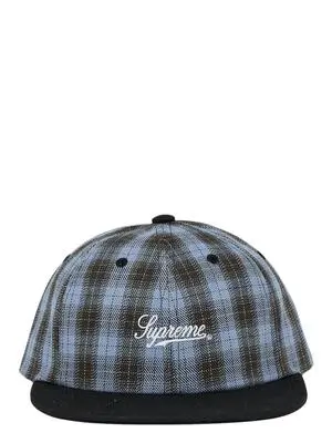 Supreme Script Logo 6-panel Cap - Blue
