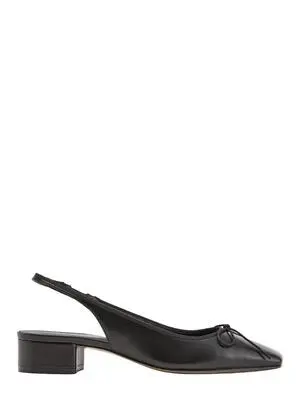 Everlane Ballet Slingback Heel - Black