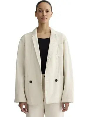 Everlane Everlane Denim Chore Blazer Garment-dyed Sand