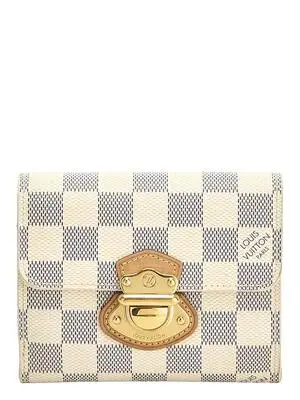 LOUIS VUITTON Damier Azur Joey - White