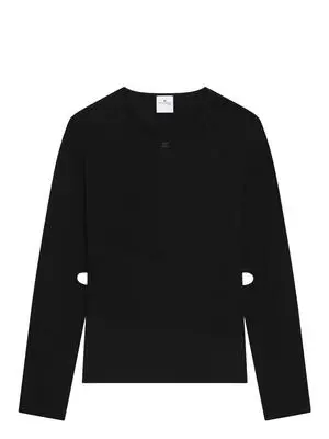 COURREGES Cut-out Jumper - Black
