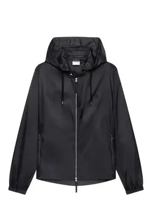 COURREGES Hooded Windbreaker - Black