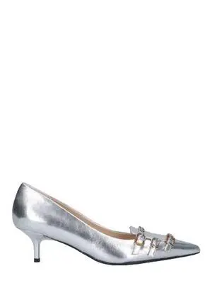 PINKO Buckle Embellished Pointed Toe Flat Shoes