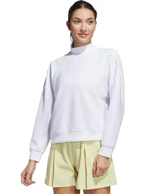 Adidas Beyond The Course Mock Sweatshirt - White