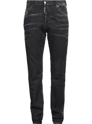 Dsquared2 Tapered Jeans With Logo - Black