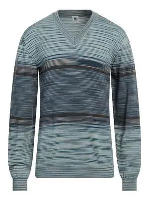 Missoni Striped Wool Sweater - Blue