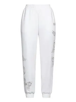 EA7 Tapered Leg Jersey Pants - White