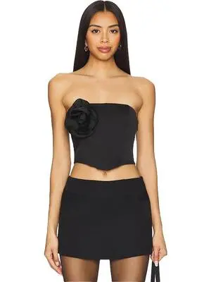 Nbd Chiara Bustier Top - Black