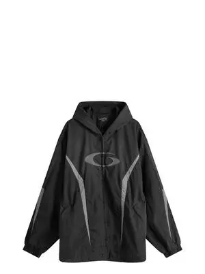 Balenciaga Tracksuit Jacket - Black/elephant Grey