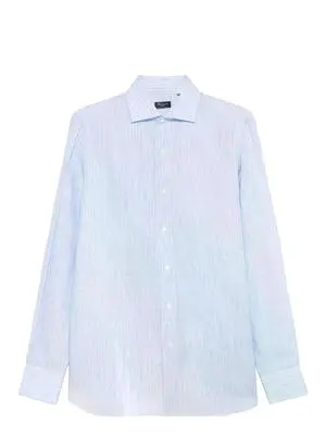 FINAMORE 1925 Striped Shirt - Blue