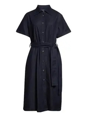 DOLCE & GABBANA Dolce&Gabbana Belted Denim Shirtdress