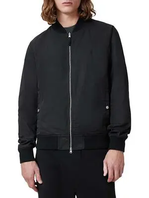 ALLSAINTS Bassett Reversible Bomber Jacket Black/khaki
