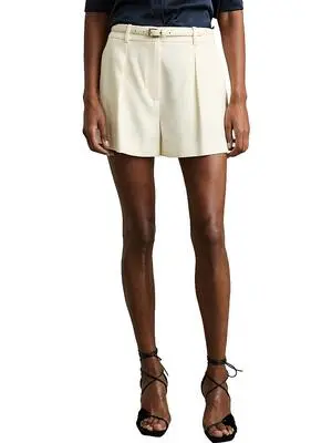 REISS Tailored Shorts - Cream