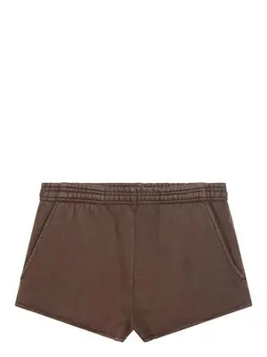 ENTIRE STUDIOS Cotton Flared Trousers - Brown
