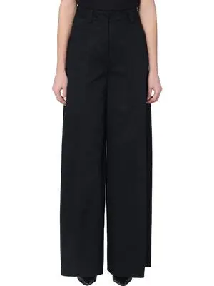 THE LATEST Wide Leg Trousers - Black