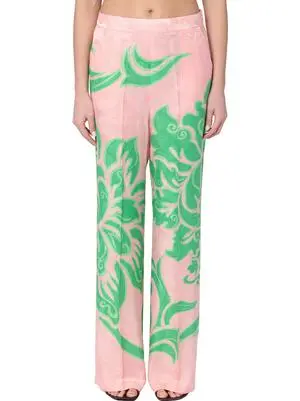 Etro Wide Printed Trousers - Purple